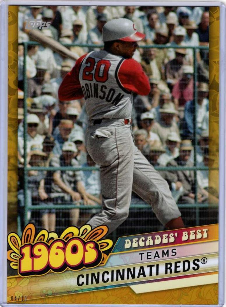 2020 Topps - Decades Best Teams Cincinnati Reds #DB-28 Red /10 for sale ...