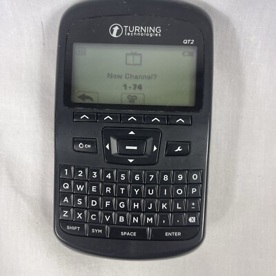 TURNING TECHNOLOGIES QT2 RESPONSE DEVICE CLICKER RCQR-02 | eBay