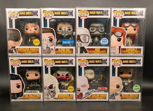 Funko Pop! Movies: Mad Max Lot Set of 8 Vaulted Vinyl Figures | eBay