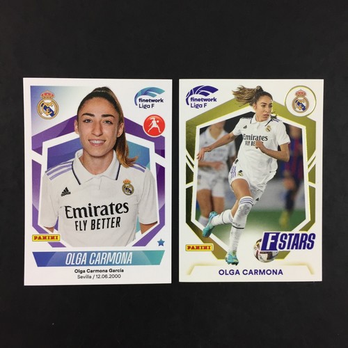 Olga Carmona Lot 2 Sticker Panini La Liga F Femenina 2022 2023 (23 ...