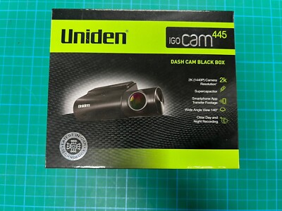 UNIDEN IGO CAM 445 Dashcam 2K 1440P for Recording - NEW! | eBay