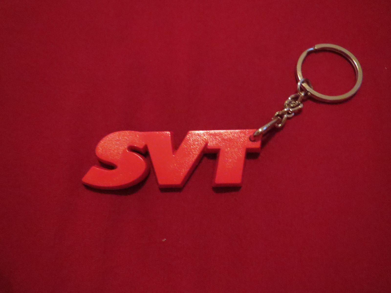 SVT FORD MUSTANG COBRA LIGHTNING F-150 CONTOUR FOCUS SVT "SVT" KEYCHAIN ...