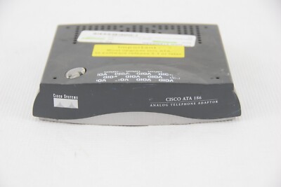 Cisco ATA186-I1-A Analog Telephone Adapter NO Power Adapter | eBay