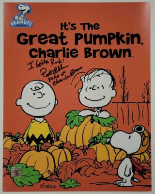 Peter Robbins signed 11x14 Photo The Great Pumpkin Charlie Brown ...
