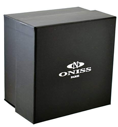 Oniss ON621-MRG Men's Rose Gold Tone Trim Black Ceramic Sports ...