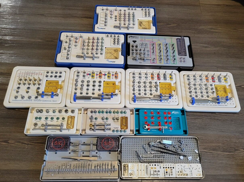 Lot of 12 Dental Instruments Implant Surgical Kits BioHorizons Camlog ...