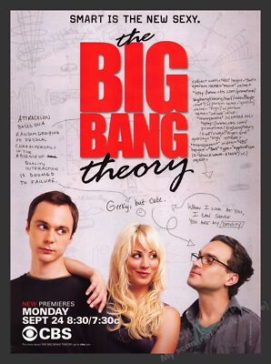 The Big Bang Theory T.V. Show CBS 2000s Print Advertisement Ad 2007 | eBay