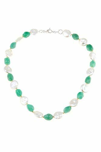 HSN Amara Jewelry Collection Jade and White Cultured Pearl 25" Beaded ...