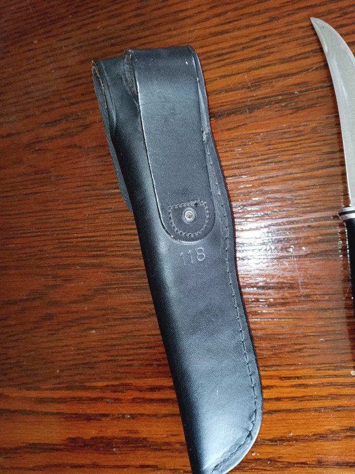 Buck 118 Knife 1972-1986 Fixed Blade With Sheath , USA | eBay