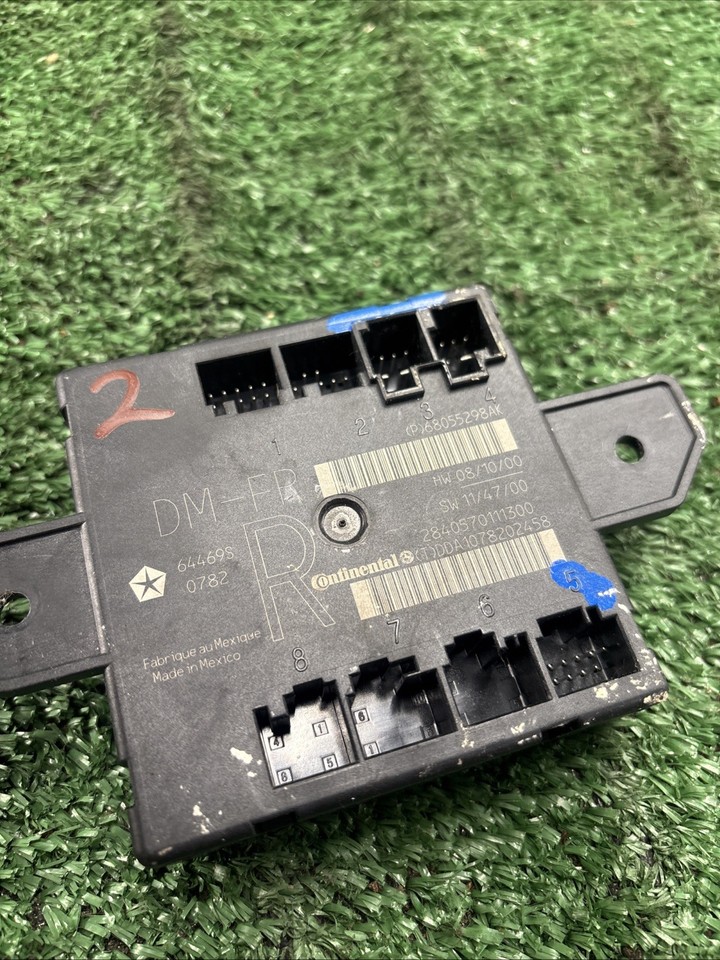 Passenger Door Control Module 68055298AK JEEP GRAND CHEROKEE Right 11 ...