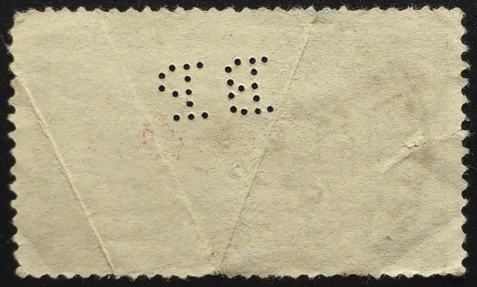 France - 1900 Scott 125 Type Merson 1 Franc Allegory - BP PERFIN Stamp ...