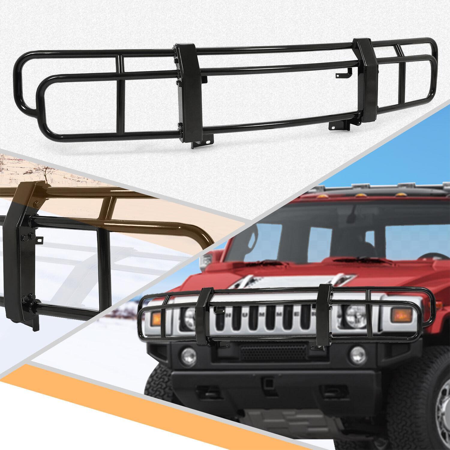 For Hummer H2 2003-2009 Heavy-Duty Steel Front Bumper Brush Grille ...