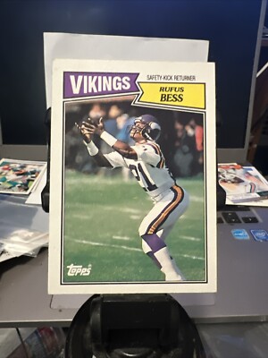 1987 Topps Football #212 Rufus Bess Minnesota Vikings | eBay