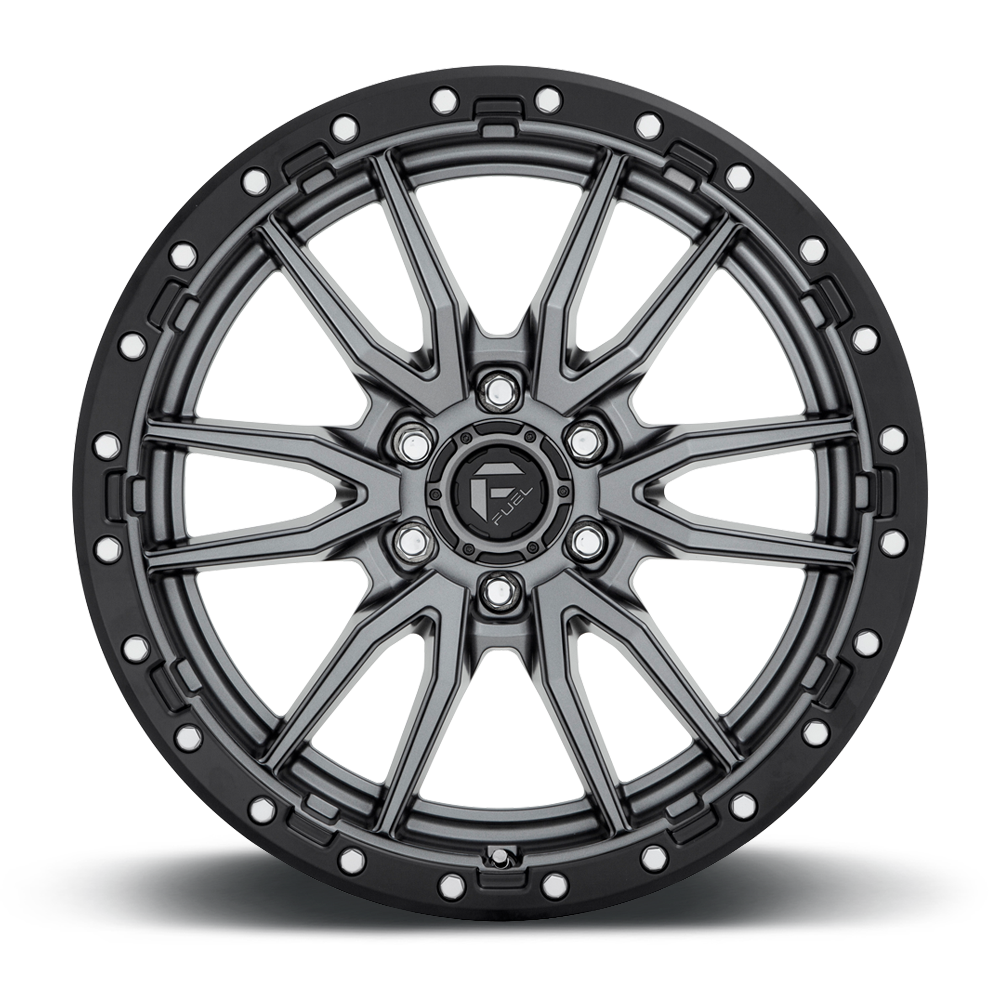 Fuel D680 Rebel Gray 22x10 Wheels Rims 6x135 Ford F150 Raptor SVT ...