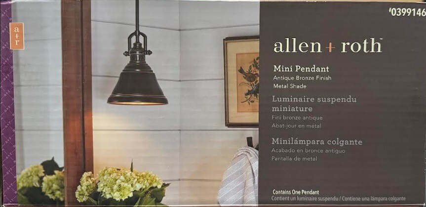 Allen Roth Pendant Light Fixtures UPC 725916104023 Allen + Roth