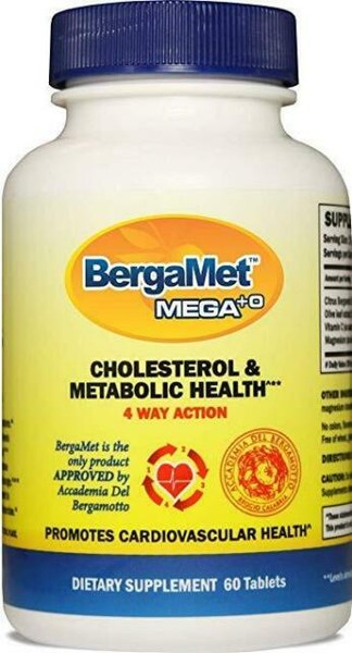 Bergamet Bergamot Mega O 60ct Cholesterol and Heart Health 600mg 60 ...