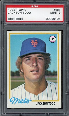 1978 Topps Baseball #481 Jackson Todd PSA 9 | eBay