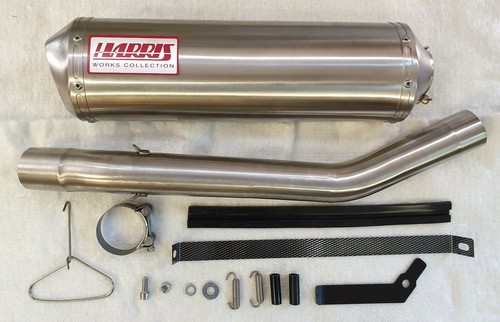 SUZUKI GSF1200 BANDIT - S EXHAUST HARRIS WORKS SLIP-ON ROAD LEGAL 1997/ ...