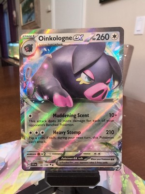 Pokemon TCG - Oinkologne ex - 158/198 Scarlet & Violet - Ultra Rare ...