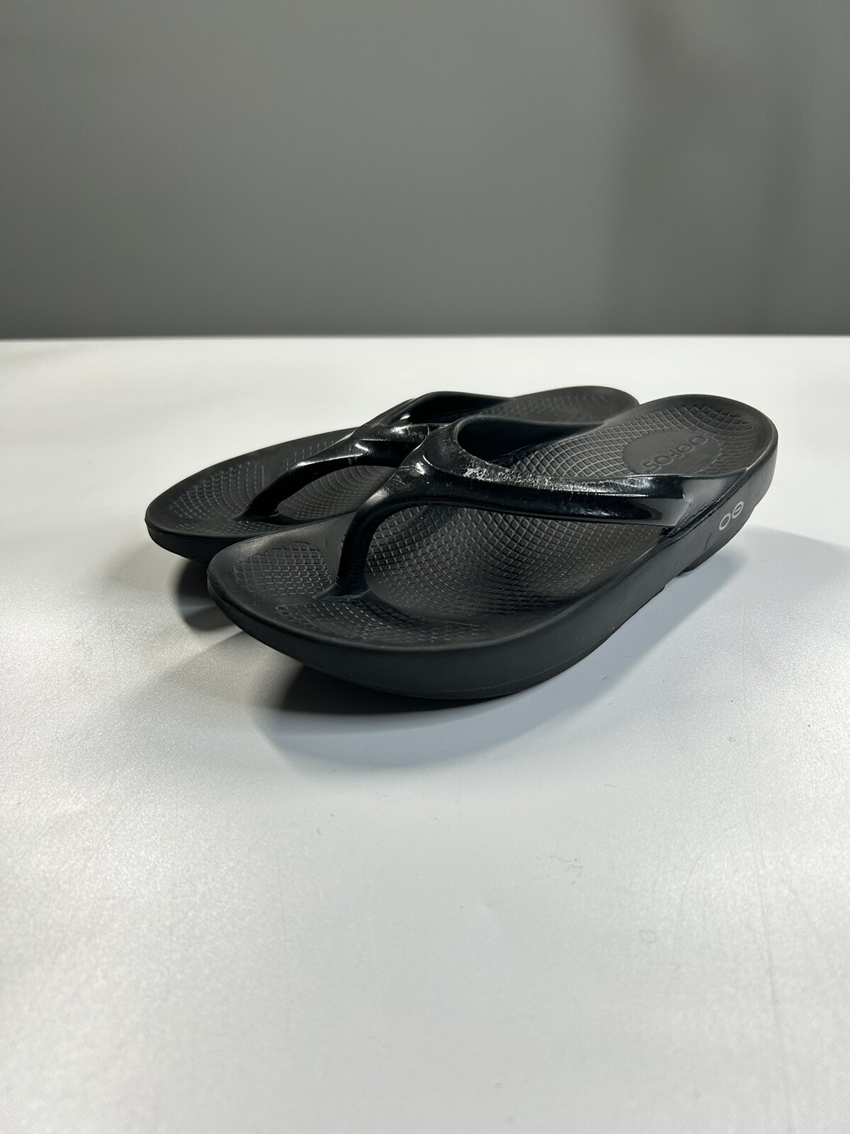 OOFOS OOriginal Recovery Black Sandals Womens 6 Flip … - Gem