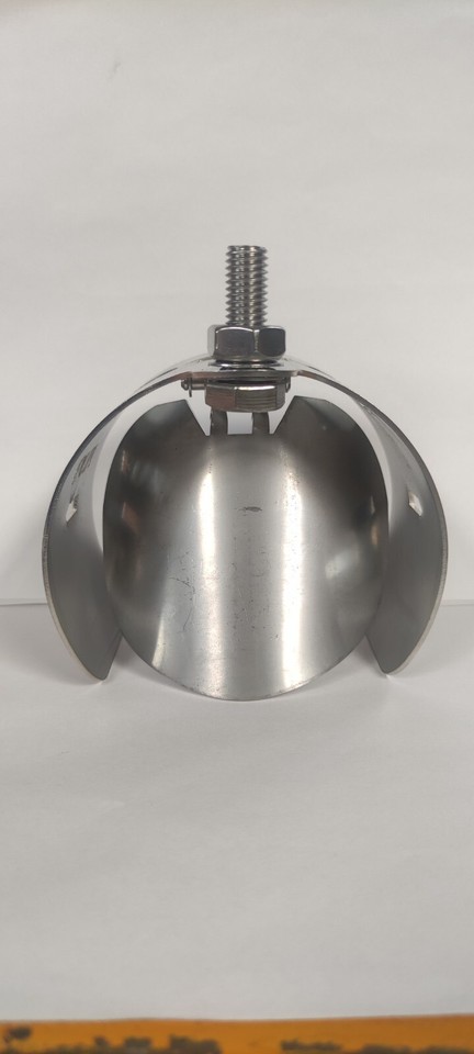 Stainless Steel Rat Blocker Flap Prevention Stop 4" 100mm Clay Plastic ...