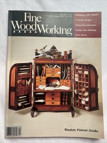 1991 April Fine WoodWorking Magazine Wonton Patent Desks (MH328) | eBay