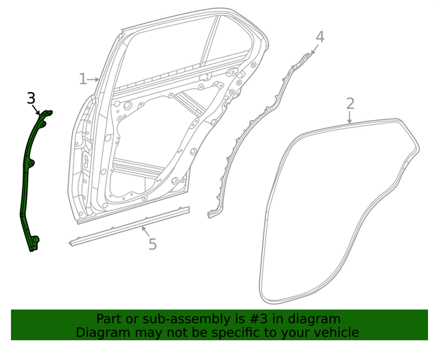 Genuine Mercedes-Benz Front Weather-Strip 1677325000 for sale online | eBay