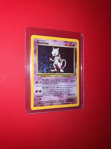 Mewtwo Base Set 10/102 Holo Rare Pokemon TCG | eBay