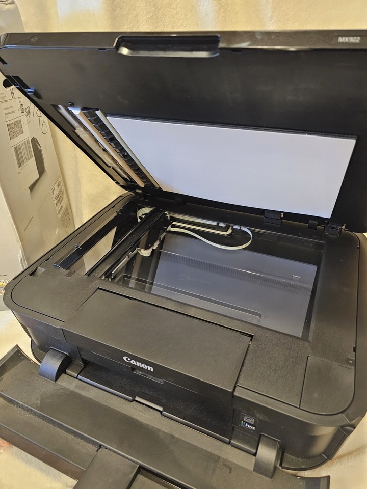 Canon Mx922 Wireless All-in-one Scanner Copier Fax DVD Labeler Printer ...