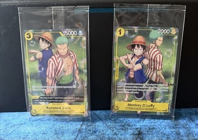 One Piece TCG - Roronoa Zoro And Monkey.d.luffy - Set Sail Event Sealed ...