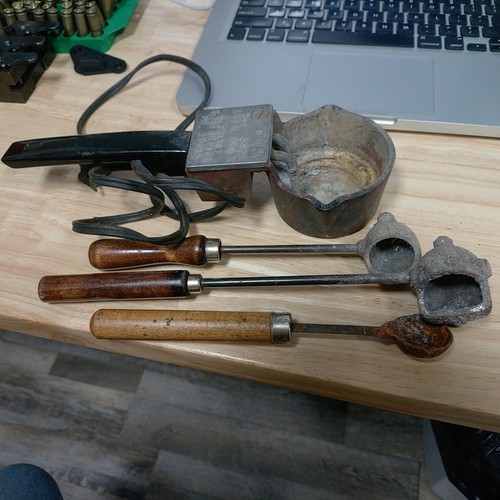 C. Palmer Hot Pot and lead casting dippers | eBay