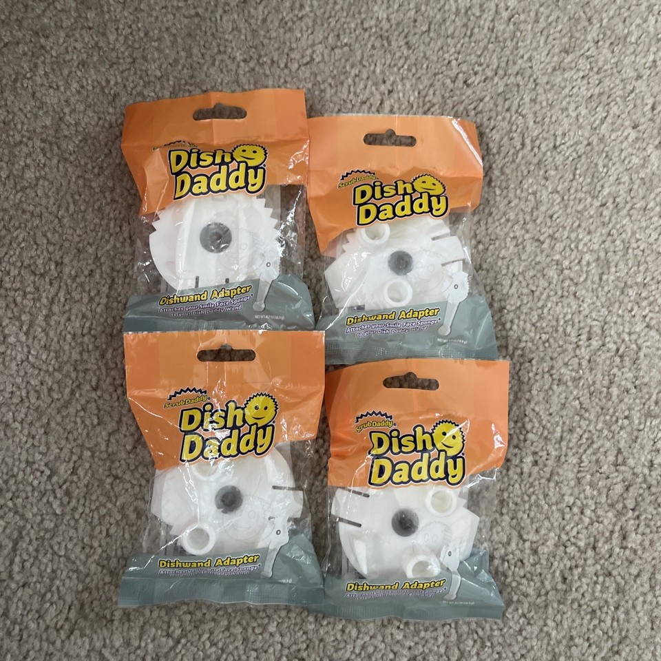 4 Scrub Daddy Dish Daddy Dishwand Adapters- Attaches | eBay