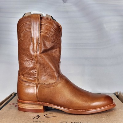 Size 10.5 - Tecovas The Jake 10" Roper Boot - Caramel Cowhide Leather ...