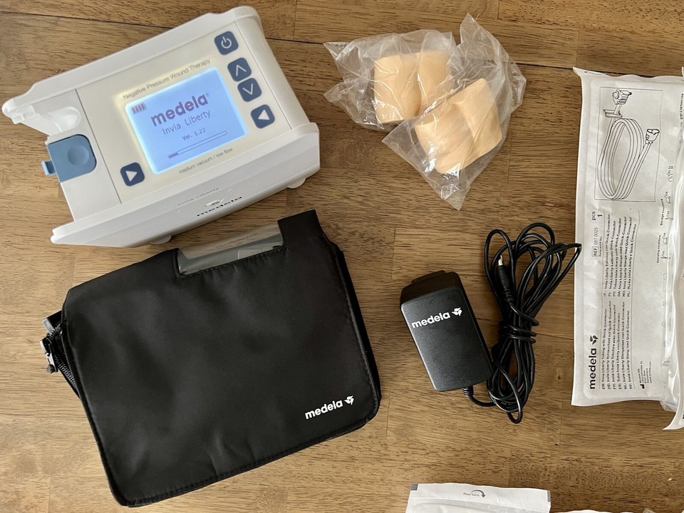 Medela Invia Liberty Negative Pressure Wound Unit w Supplies | eBay