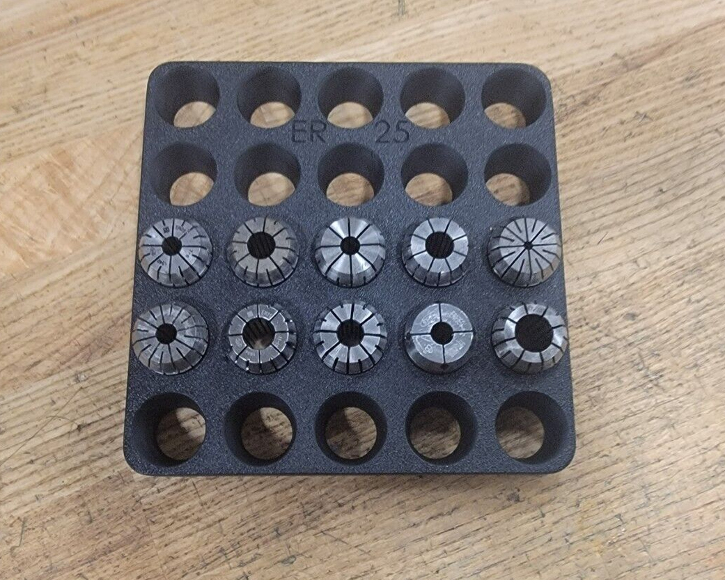 ER-25 Collet Rack Er25 Collet Storage Holder Tray organizer for ...