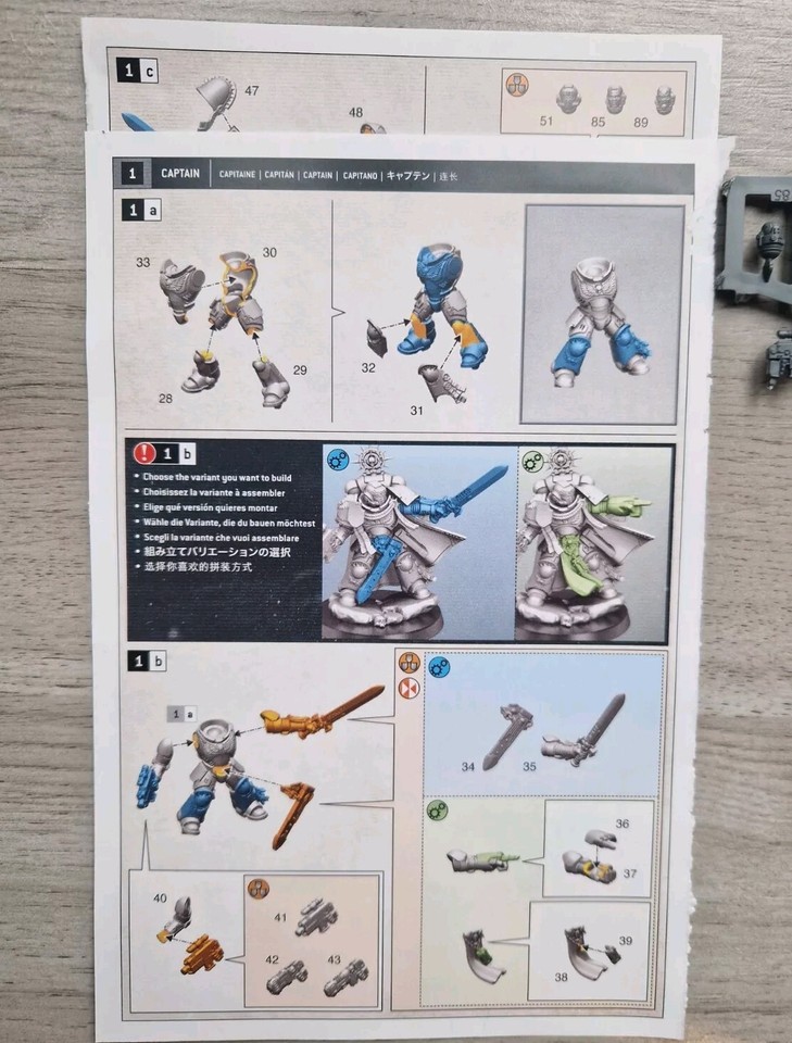 Company Heroes Captain Brand New On Sprue Space Marines Warhammer ...