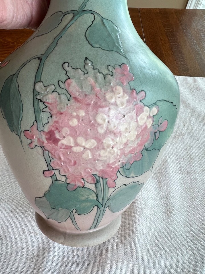 Weller Pottery Hudson Factory Lamp Base signed S. Timberlake 12" | eBay