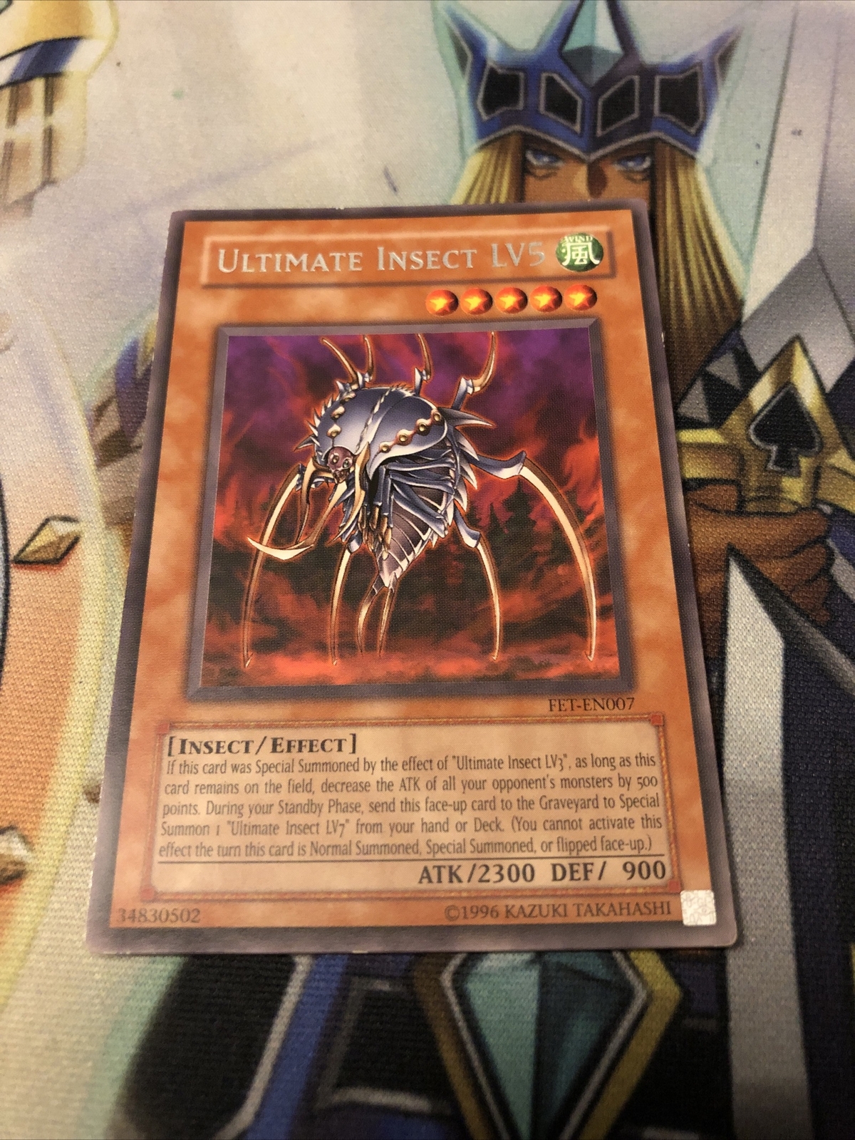 Yu-Gi-Oh! Ultimate Insect LV5 Rare FET-EN007 Heavily Played Unlimited ...