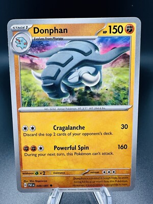 Pokemon TCG - Donphan 49/91 - Paldean Fates 2024 | eBay
