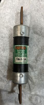 Fusetron FRN-R-100 Dual Element Fuse 100A 250VAC, Time Delay, Class RK5 ...