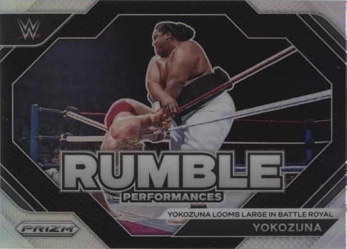 2024 Panini Prizm WWE - Rumble Performances Yokozuna #3 Silver Prizm ...