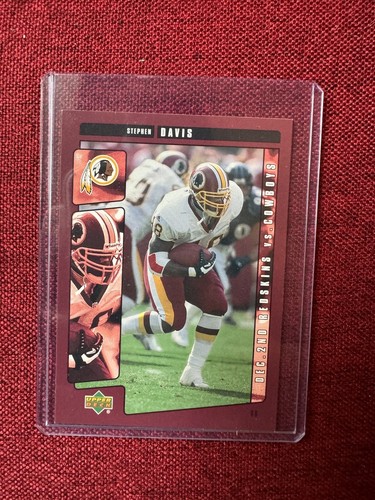 2001 Upper Deck Stephen Davis Football Card Washington Redskins | eBay