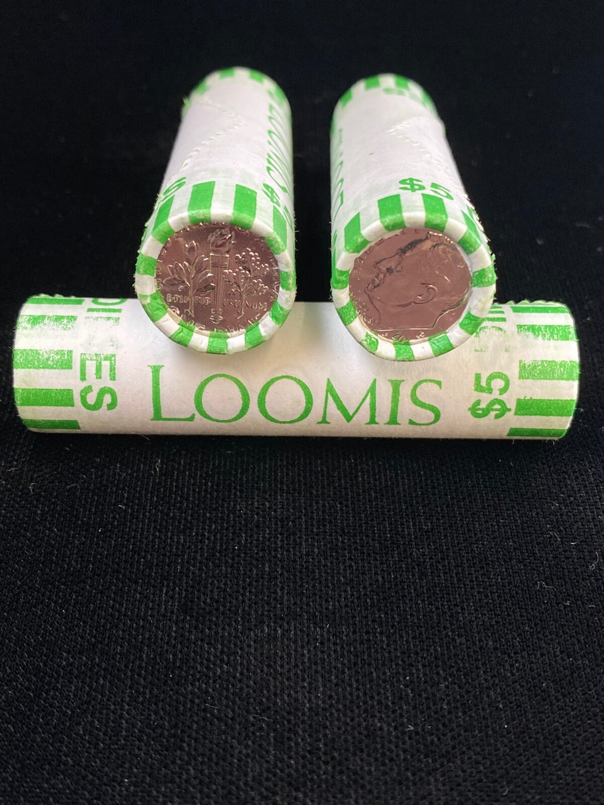 2021 P OBW Roosevelt Dime 50 pc. Roll Uncirculated BU Loomis Bank ...