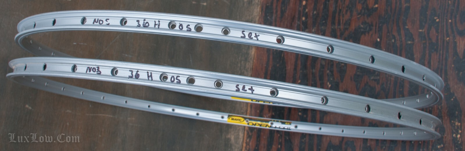 NOS Vintage 700c Mavic Open Sport Road Bike RIMS 36h Clincher Wheel ...