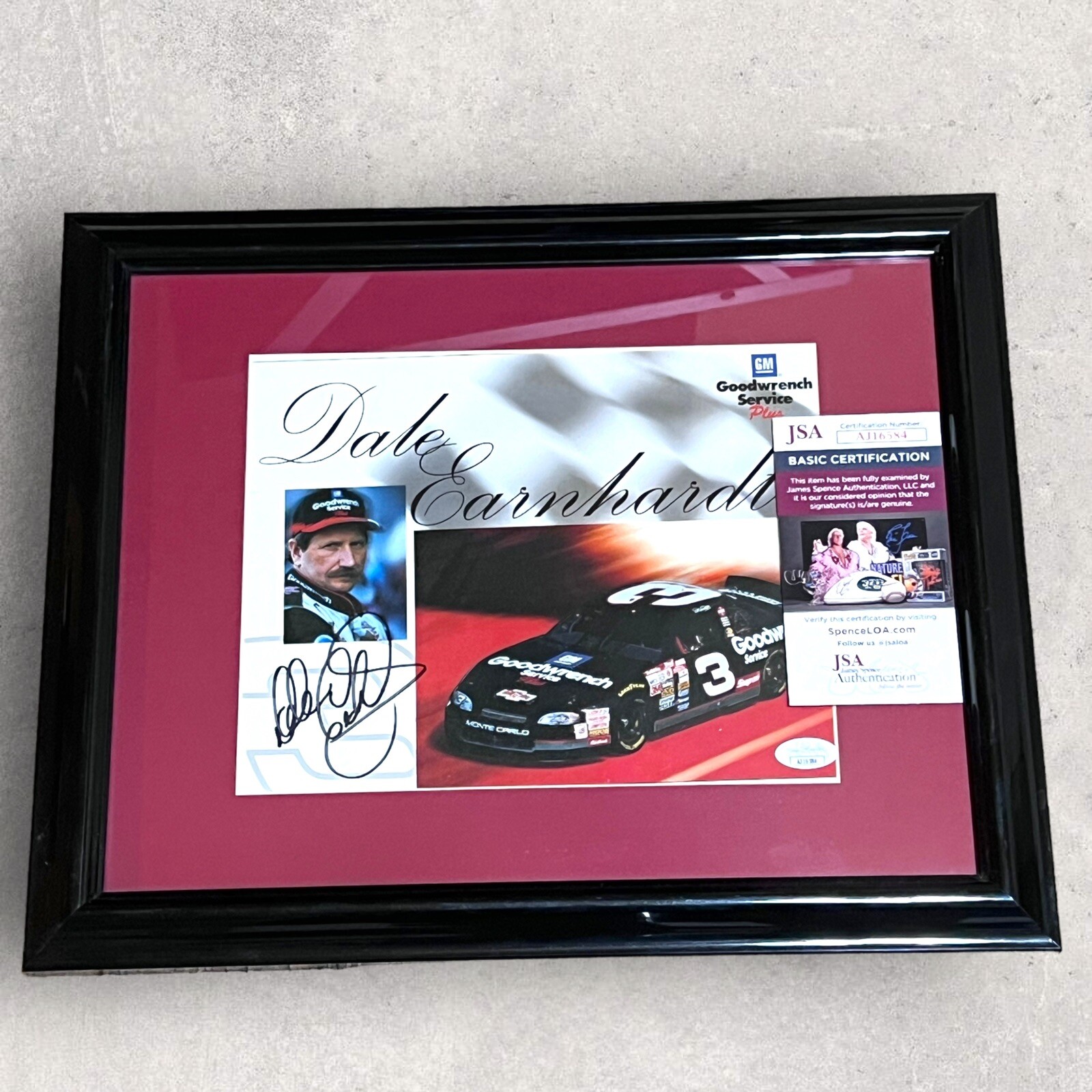 Dale Earnhardt Autographed Memorabilia | Signed Photo, Jersey ...