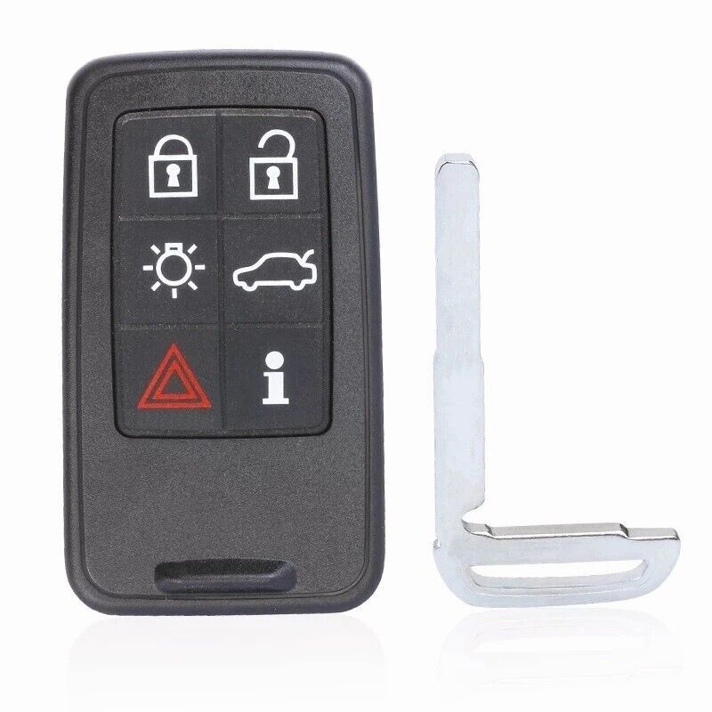 6Button For Volvo S60 V60 XC60 XC70 S80 Remote Smart Key Fob ...