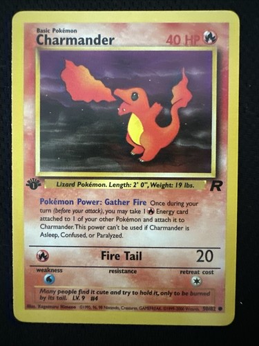 🔥Charmander 50/82 Team Rocket 1st Edition - LP | eBay