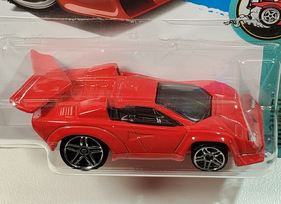 2017 Hot Wheels Red Lamborghini Countach TOONED 152/365 | eBay