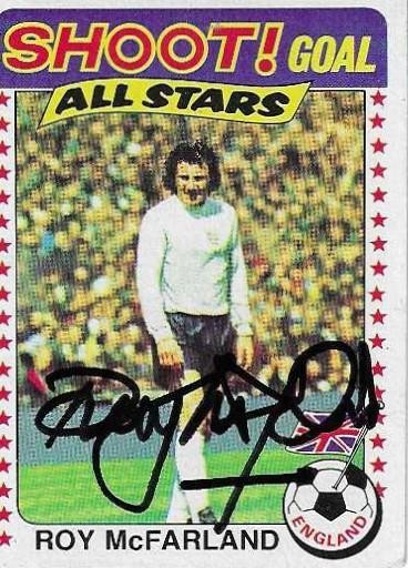 ROY McFARLAND - ENGLAND SIGNED TOPPS CHEWING GUM ALL STARS CARD | eBay UK