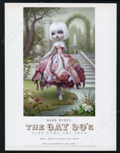 2010 Mark Ryden meat dress girl Incarnation art NYC gallery show vtg ...